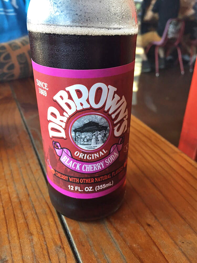 Dr. Brown's Black Cherry&mdash;the unofficial beverage of serious sandwich enthusiasts since your grandparents were dating. Some traditions need no improvement.