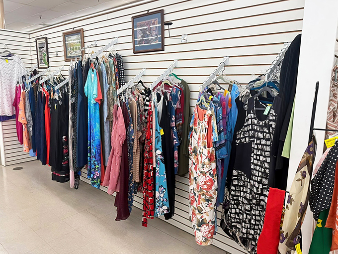 A rainbow of dresses ready for their second debut. From "mother of the bride" to "dancing queen," every occasion is covered.