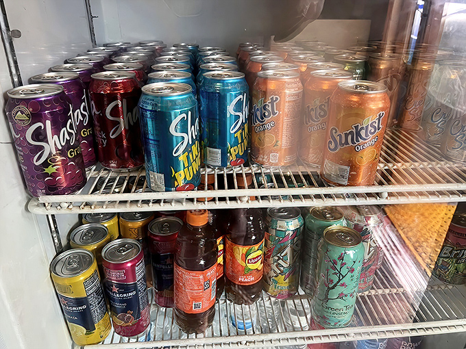 The drink selection keeps it refreshingly simple&mdash;because when the meat is this good, your beverage just needs to know its supporting role.