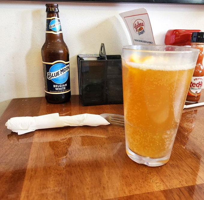 Nothing says "vacation mode activated" quite like a cold Blue Moon alongside your breakfast. It's 5 o'clock somewhere, and that somewhere is Galena, 