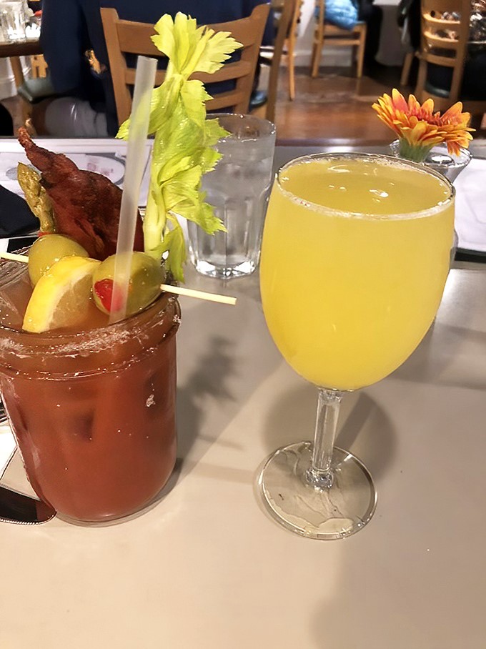 Bloody Marys and mimosas &ndash; because sometimes breakfast needs a little liquid encouragement to reach its full potential.