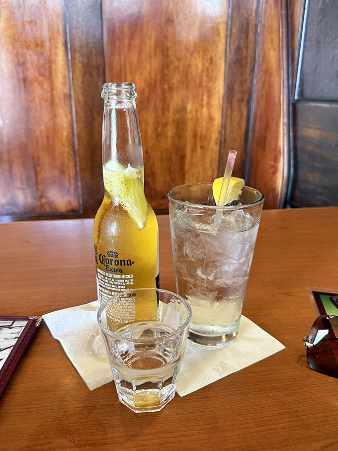 When your Corona arrives with perfect lime positioning, you know you're in a place that respects the little details that make dining great.