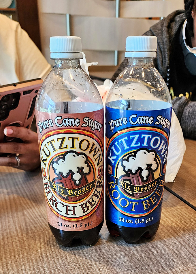 Kutztown sodas—because sometimes your artisanal sandwich deserves better company than mass-produced bubbles.