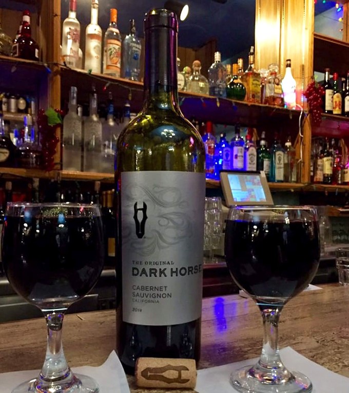 Where wine comes without pretension – just honest pours of Dark Horse Cabernet that pair perfectly with red-sauce classics and good conversation.