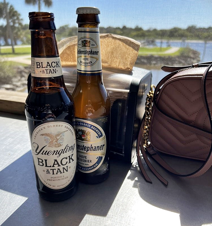 Beer with a view—the perfect pairing for barbecue bliss. These cold ones overlooking the Intracoastal Waterway prove Florida knows how to enhance the experience.