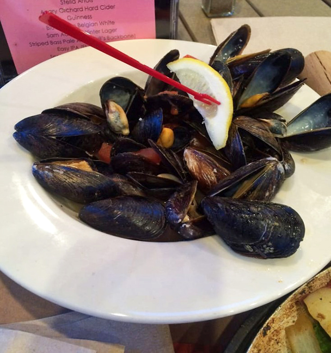 These mussels have clearly been living their best life before arriving at your table in a fragrant, steamy bath.