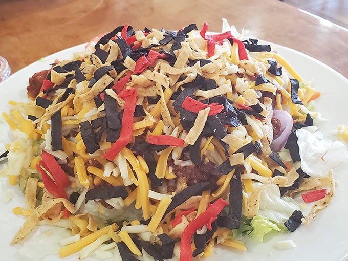 A fiesta salad that proves vegetables can party too&mdash;crisp, colorful, and substantial enough to satisfy without the food coma that follows heavier options.