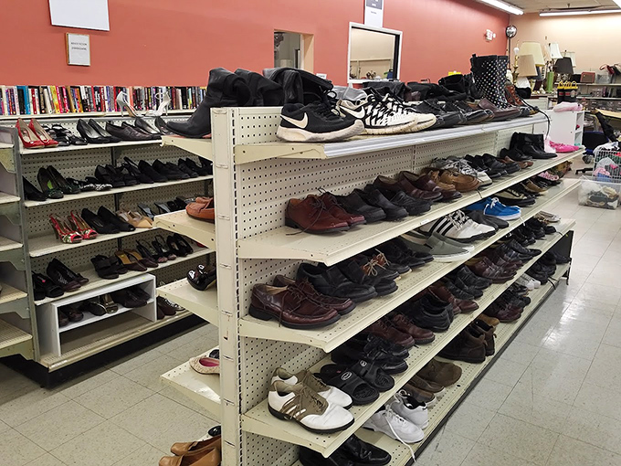 The footwear aisle offers everything from barely-worn designer finds to comfortable classics&mdash;each pair with stories written in their soles.