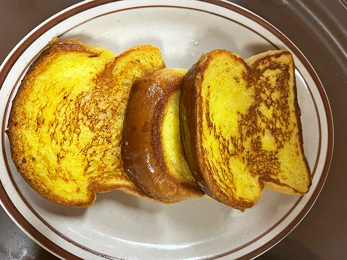 French toast that's achieved that magical golden-brown exterior while maintaining a custard-like center&mdash;the breakfast holy grail.