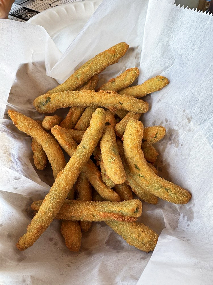 These aren't your grandmother's green beans &ndash; unless your grandmother was a culinary genius who knew the transformative power of a perfect golden batter.