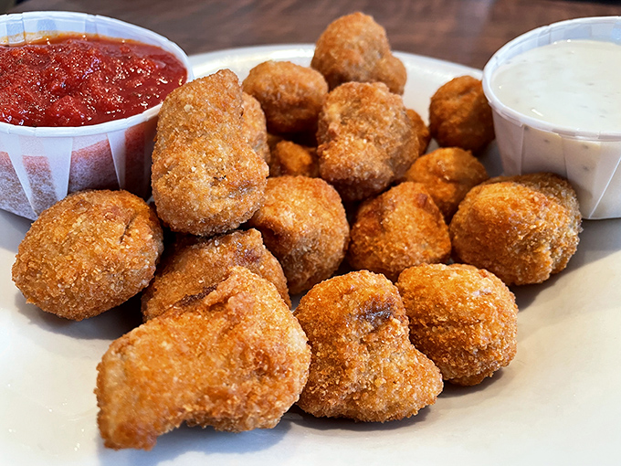These golden-fried mushrooms aren't just appetizers; they're little flavor bombs waiting to explode with earthy goodness in your mouth.