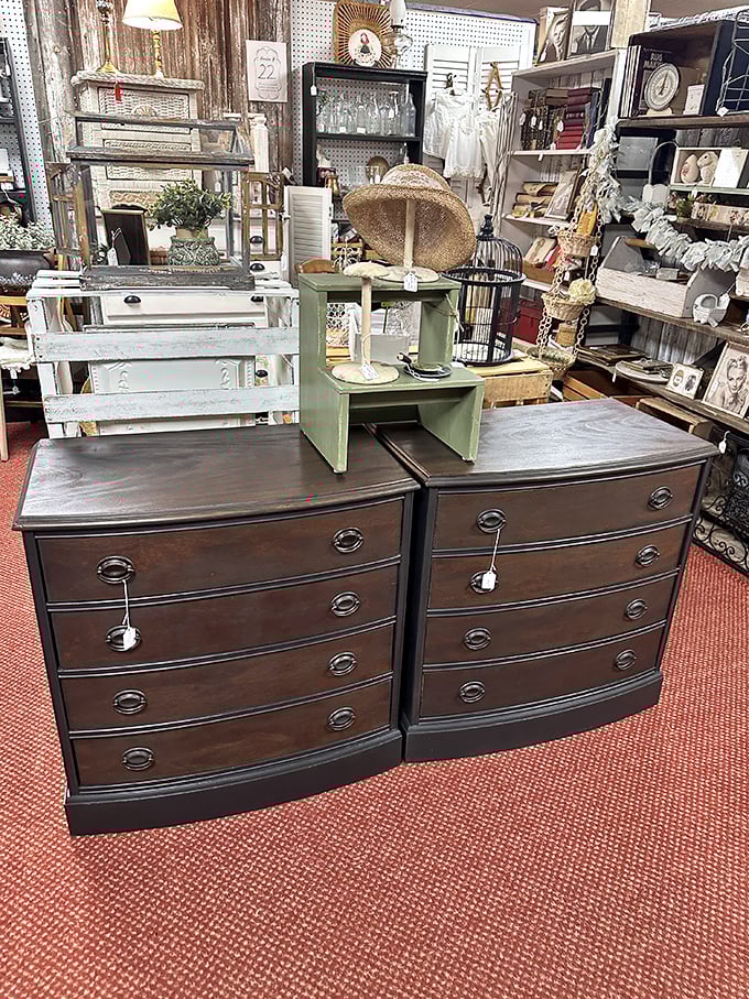 These aren't just dressers&mdash;they're history with drawers. Beautifully preserved furniture pieces waiting for their second act in your home.