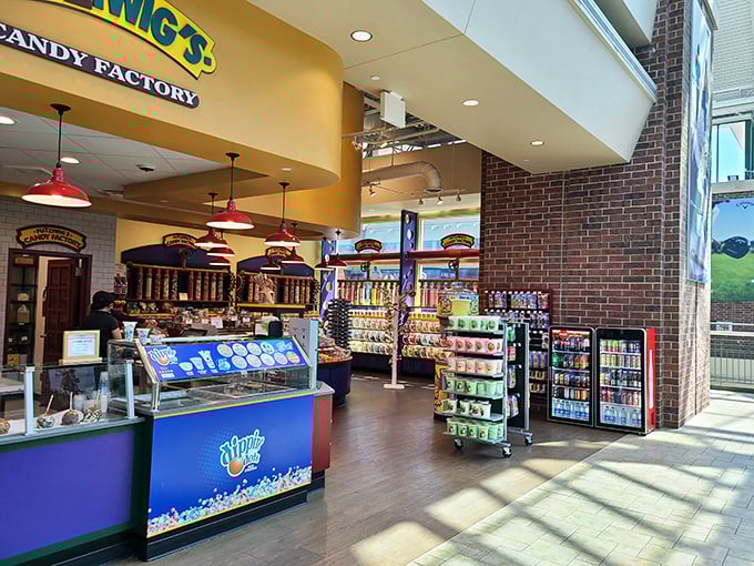 Sugar paradise or adult temptation zone? Fuzziwig's Candy Factory proves some childhood joys are worth revisiting, calories be damned.