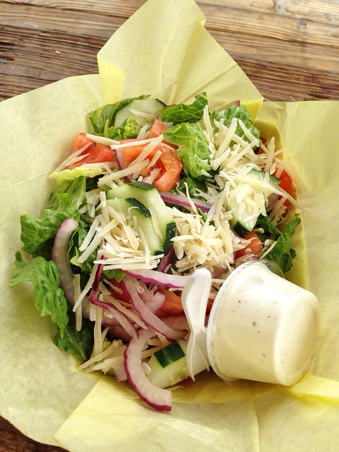 This isn't just a salad&mdash;it's nature's refreshing intermission between acts of deep-fried bliss.