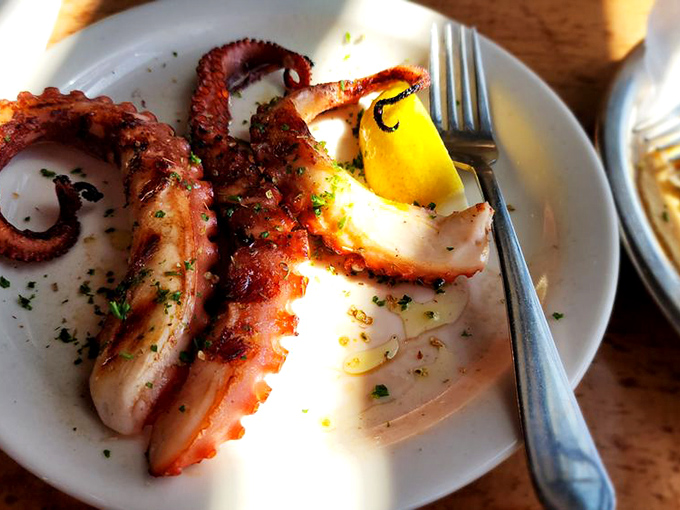 Grilled octopus that's so tender and perfectly charred, it might convince you that eight arms are better than two, especially when they're this delicious.