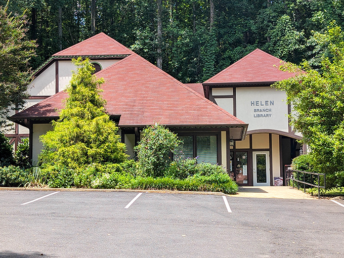 The library maintains its Bavarian dignity while offering WiFi, perfectly balancing old-world charm with modern necessities.