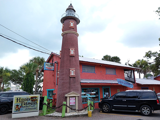 Hidden Treasure rum bar and grill offers the perfect post-climb refreshment because you've definitely earned it after those stairs.