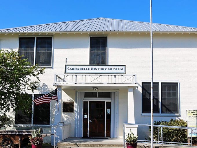 The History Museum preserves Carrabelle's past in a building that looks like it could tell stories even if all the exhibits inside suddenly went mute.