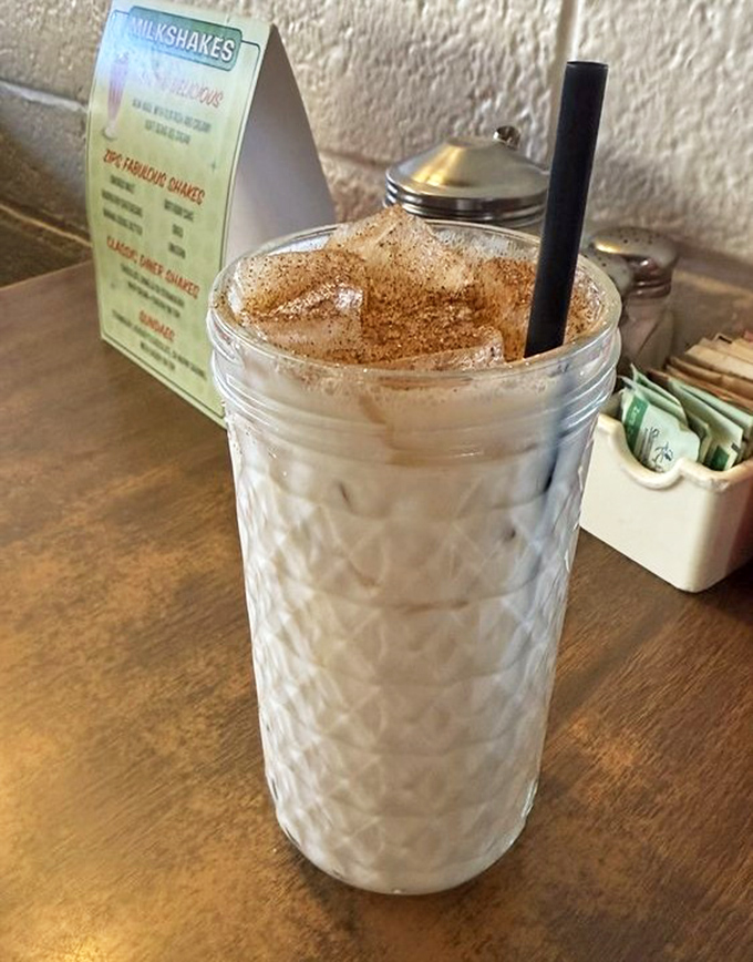 Cinnamon-dusted horchata in a quilted glass&mdash;the dessert disguised as a beverage that somehow makes Arizona heat feel like a blessing.