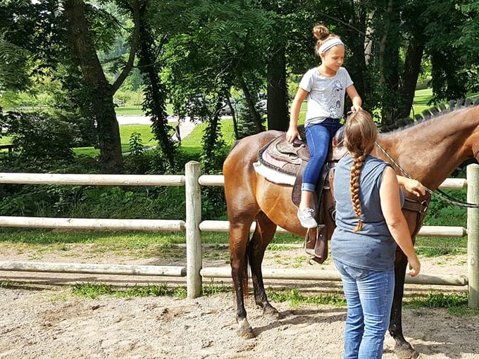 Horseback riding at its finest: The park's equestrian trails offer a perfect blend of scenic beauty and four-legged transportation.