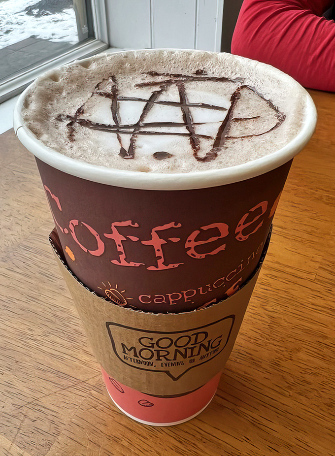 Coffee art that's almost too pretty to drink. Almost. Because when Chicago winter hits, beautiful hot chocolate becomes less luxury and more survival tool.