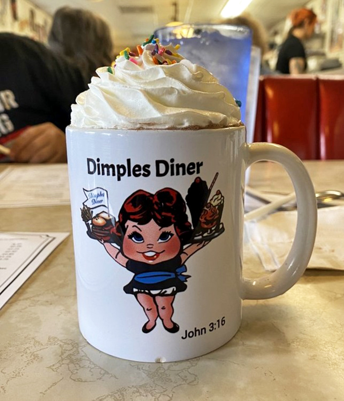 That's not just hot chocolate&mdash;it's a mug of childhood memories topped with a cloud of whipped cream and sprinkles of pure joy.