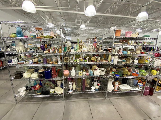 Knickknacks, vases, and figurines&mdash;a museum of American home decor where one person's "finally donated it" becomes another's "perfect find!"