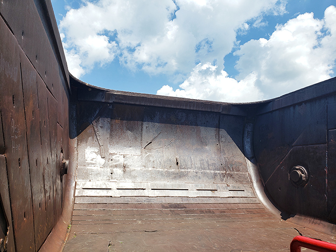 Step inside what was once America's largest earth-moving cavity—a cathedral of industry where the ceiling is endless Ohio sky.