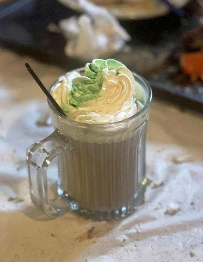 When coffee needs a vacation, it goes to Ireland and comes back looking like this &ndash; topped with a jaunty green-and-white cream hat.