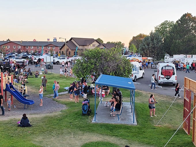 Jensen Grove Park offers families affordable fun where kids can actually run free instead of being entertained by expensive electronics.