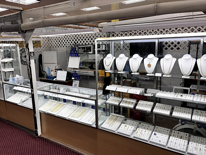 Jewelry displays that sparkle with possibility. Behind that glass lies your next "Where did you get that?" conversation piece.