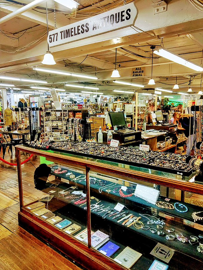 "577 Timeless Antiques" isn't just a name—it's a promise of jewelry cases filled with stories waiting to be worn again.