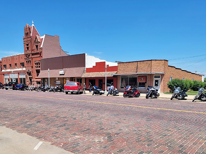 When motorcycles line up outside a small-town eatery, you know you've found the real deal. Follow the locals, always.