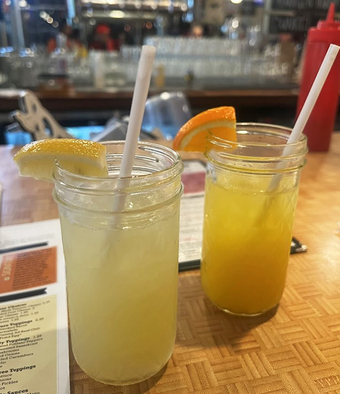 House-made refreshers served in mason jars&mdash;because sometimes between craft beers, you need something bright and zippy to reset your palate.