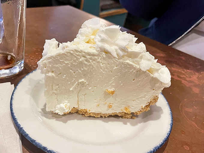 Key lime pie that actually tastes like key limes met sugar and had a beautiful, tangy baby together.