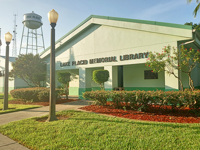 The Lake Placid Memorial Library stands ready to provide literary escapes when you need a break from Florida's sunshine.
