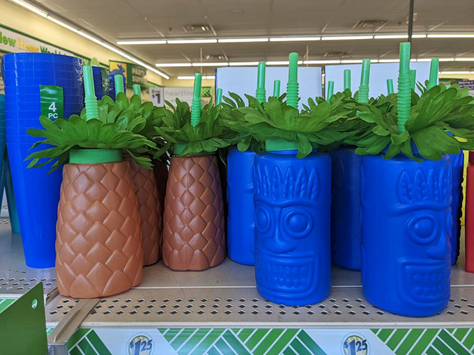 Tropical vibes meet budget-friendly sipping! These pineapple and tiki tumblers bring vacation energy to ordinary Tuesday afternoons.