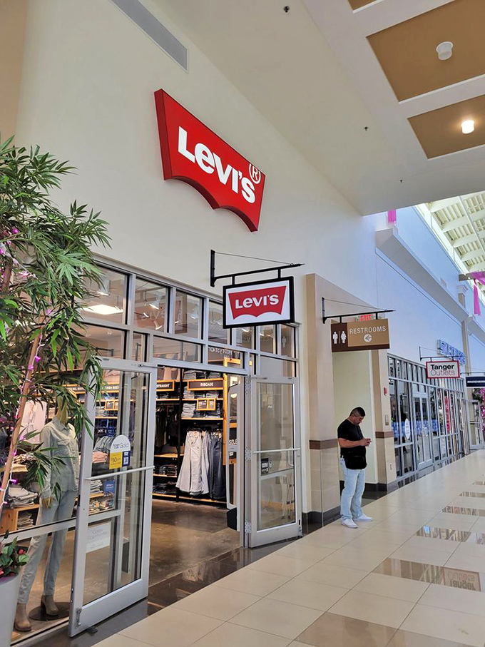 Levi's stands ready to outfit you in America's most iconic pants. The perfect place to replace the jeans you've loved to death.