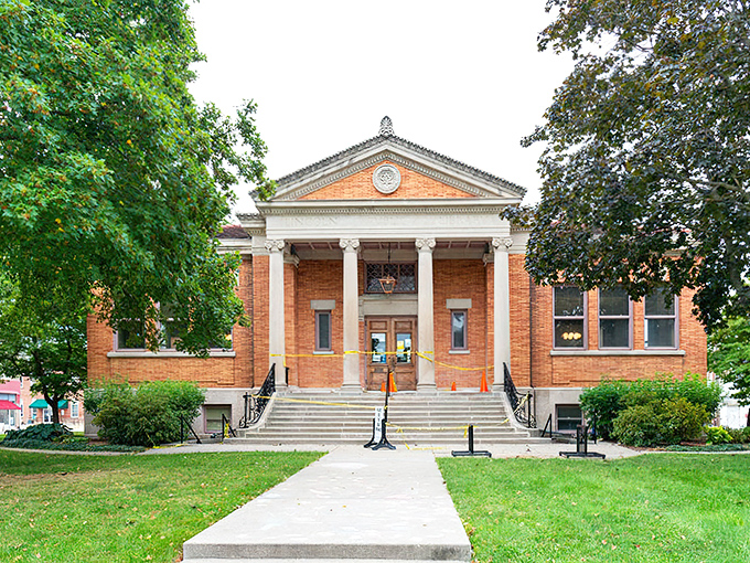 This stately brick library with its classical columns isn't just about books—it's a temple to curiosity where Lincoln residents have expanded their horizons for generations.