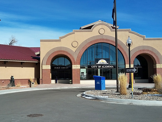 The Alamosa Public Library combines civic function with architectural charm. Books with a view and community services under one welcoming roof.