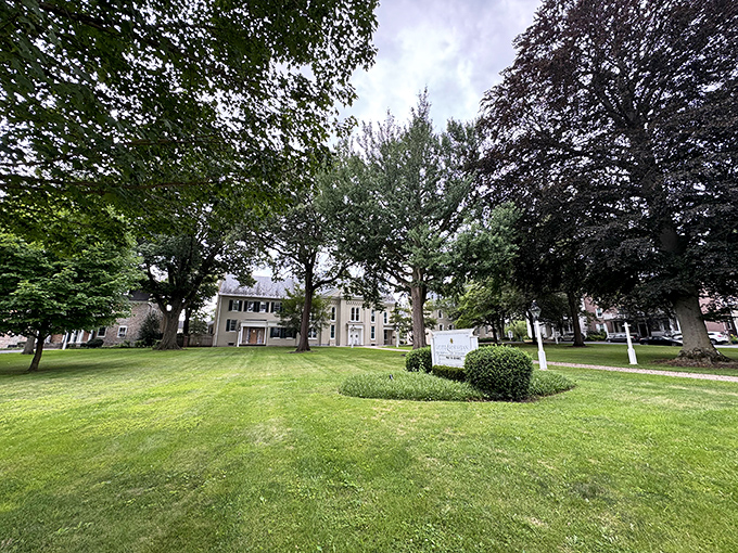 The Moravian Congregation's green spaces offer peaceful respite where history and tranquility coexist without demanding attention.