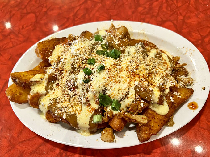 "The Dirty" isn't just a name&mdash;it's a promise. Jo-jos smothered in toppings that turn potato wedges into a main event.