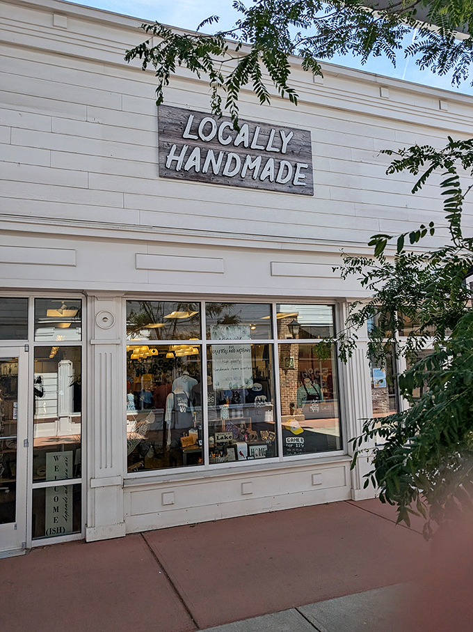 "Locally Handmade" &ndash; where New Hampshire's craftsmanship meets outlet pricing, proving that artisanal doesn't always have to mean unaffordable.