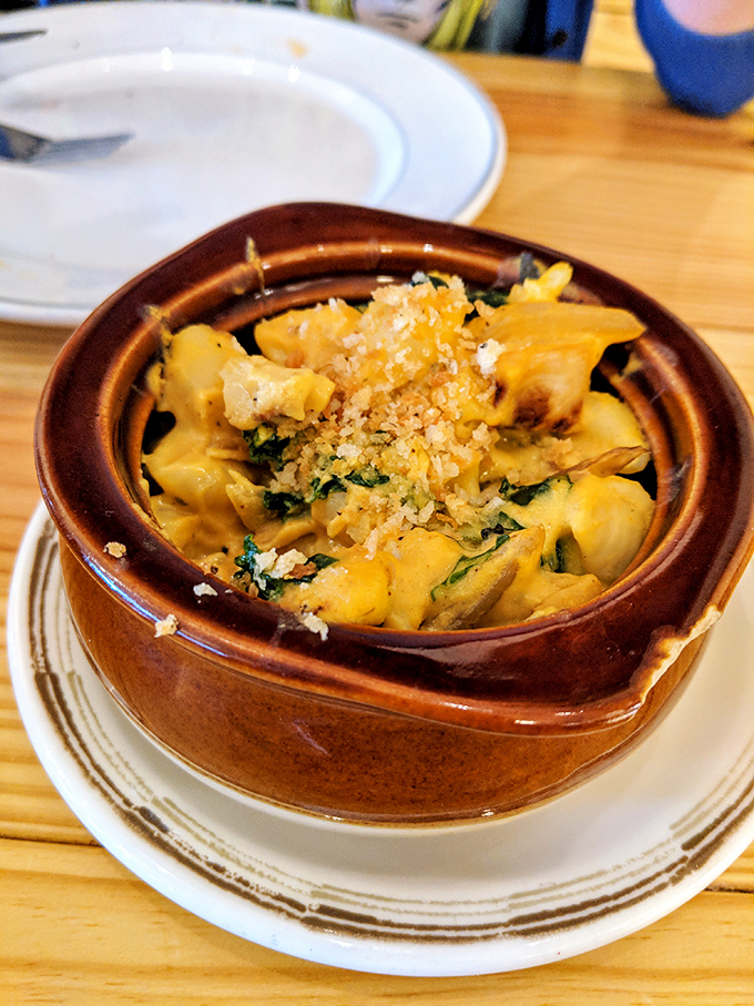 Mac and cheese that achieves the impossible &ndash; creamy, rich comfort without a cow in sight.