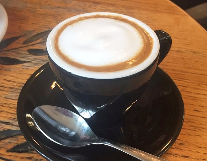 This isn't just coffee&mdash;it's a perfectly executed macchiato wearing a foam beret. The kind of cup that makes you temporarily forgive Portland for its rain.