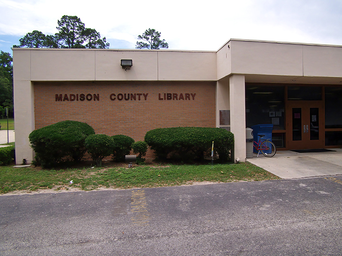 The Madison County Library may look modest, but inside lies the true wealth of any community: stories, knowledge, and air conditioning on hot Florida days.