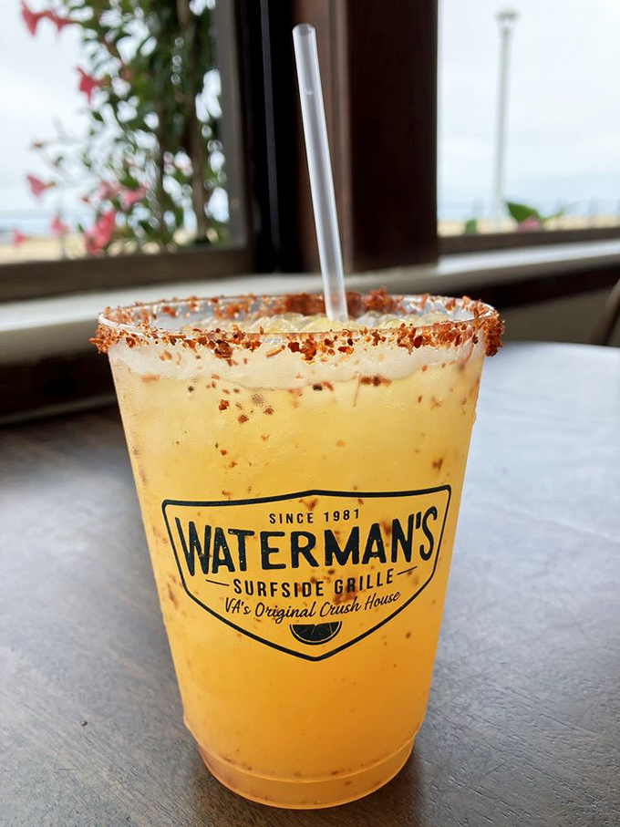 The Mango Chile Crush: summer in a glass with a spicy attitude. That rim isn't just for show&mdash;it's where the party starts.