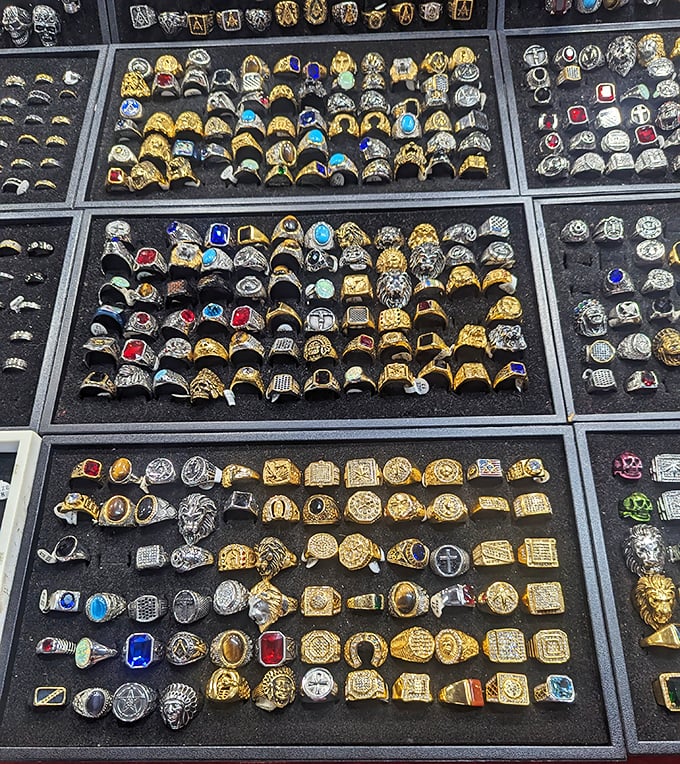 Treasure fit for a king&mdash;or at least someone who wants to feel like one. These rings offer bling without the bankruptcy.