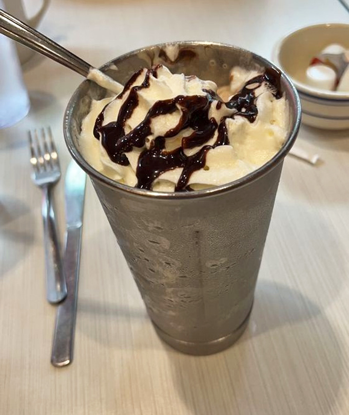 The milkshake that launched a thousand diets&mdash;and was worth every calorie. That chocolate drizzle is performing a sweet symphony.