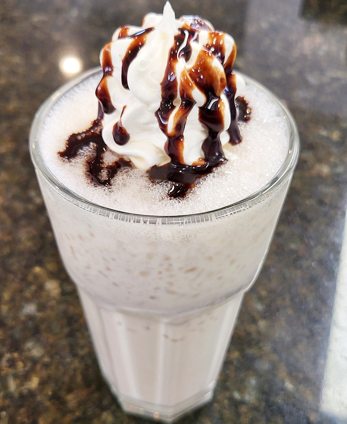 A milkshake so thick you'll get an arm workout before the brain freeze hits&mdash;worth every delicious calorie.